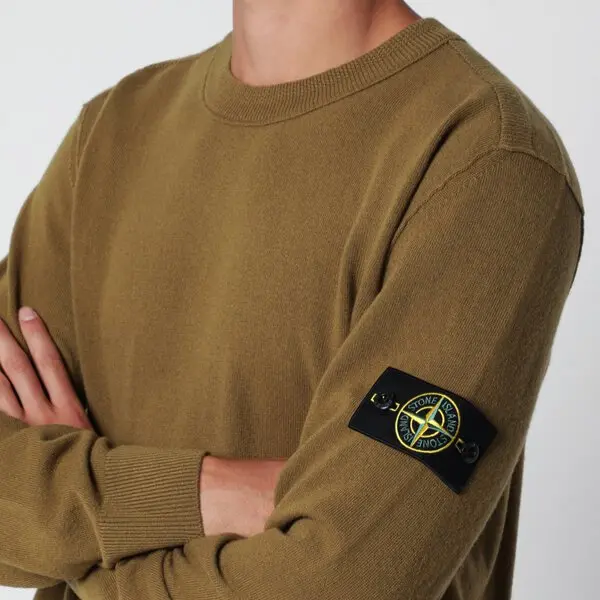 Stone Island Crewneck Wool Sweater