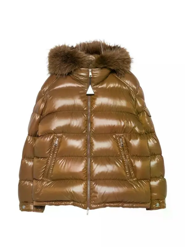 Moncler Faux-fur-trim Quilted Jacket