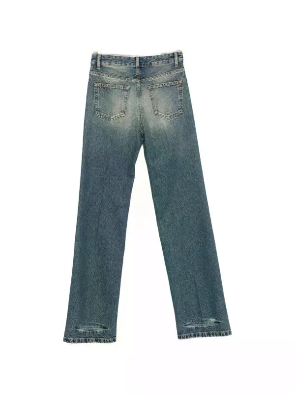 ANN DEMEULEMEESTER Faded-effect Jeans