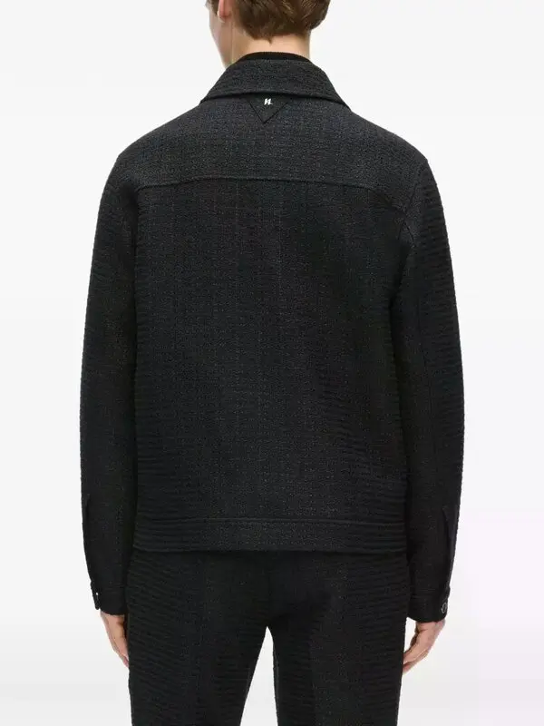 Karl Lagerfeld Bouclé Zip-up Jacket