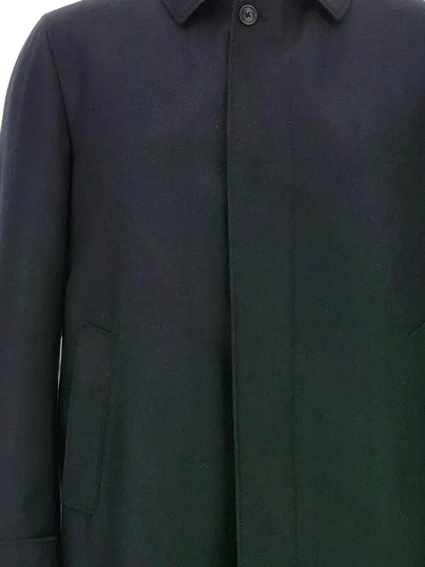 Tagliatore Alton Concealed-button Coat