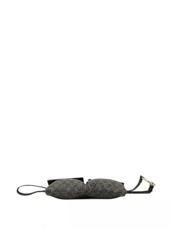 Gucci 2000-2015 Gg Denim Double Pocket Belt Bag