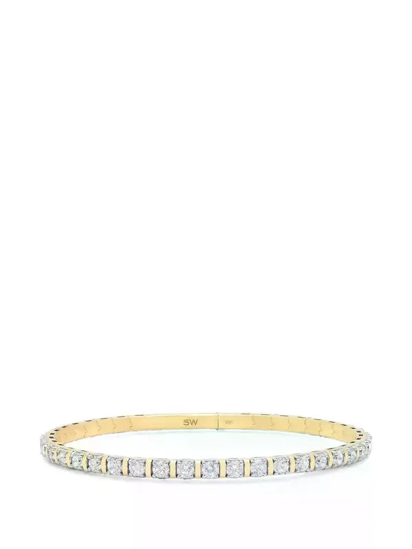 Sara Weinstock Flexion Eternity Diamond Bangle