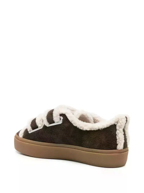 Inuikii Suede Touch-strap Sneakers