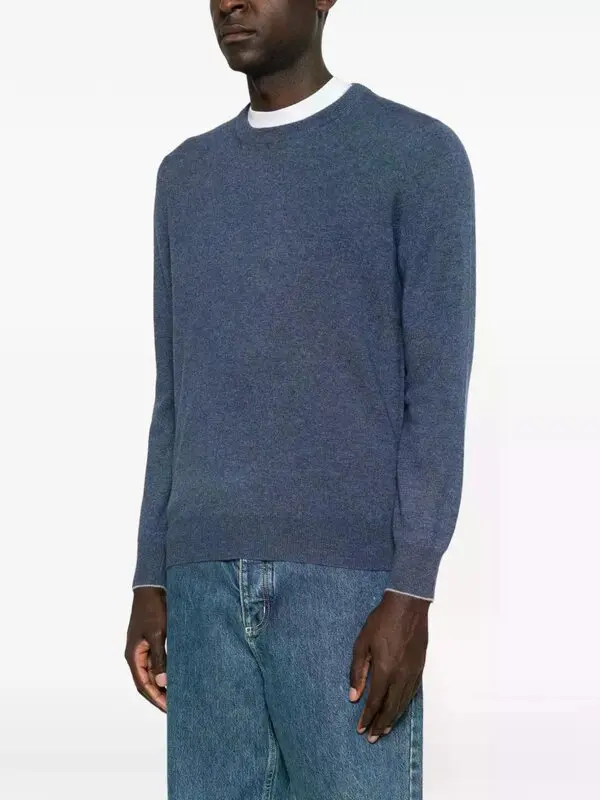 Brunello Cucinelli Crew-neck Long-sleeve Sweater
