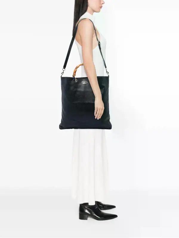 Gucci 2016-2026 Calfskin Bamboo Shopper Satchel