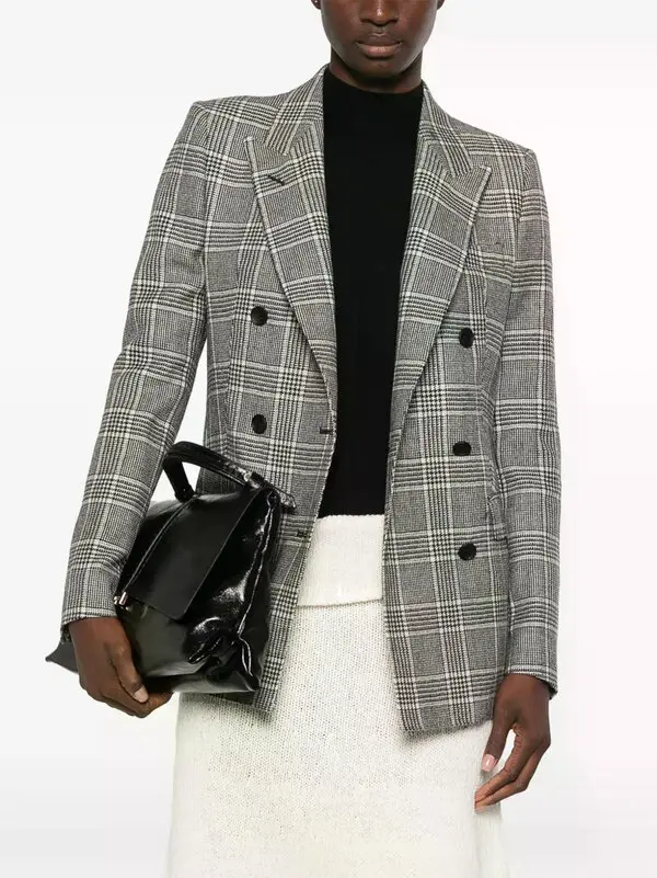 Tagliatore Check-pattern Double-breasted Blazer