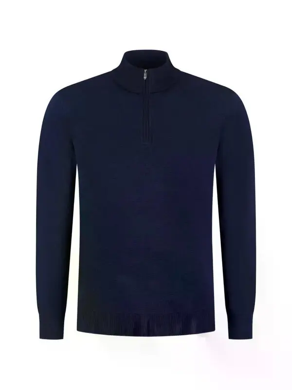 Paul & Shark Quarter-zip Knitted Sweater