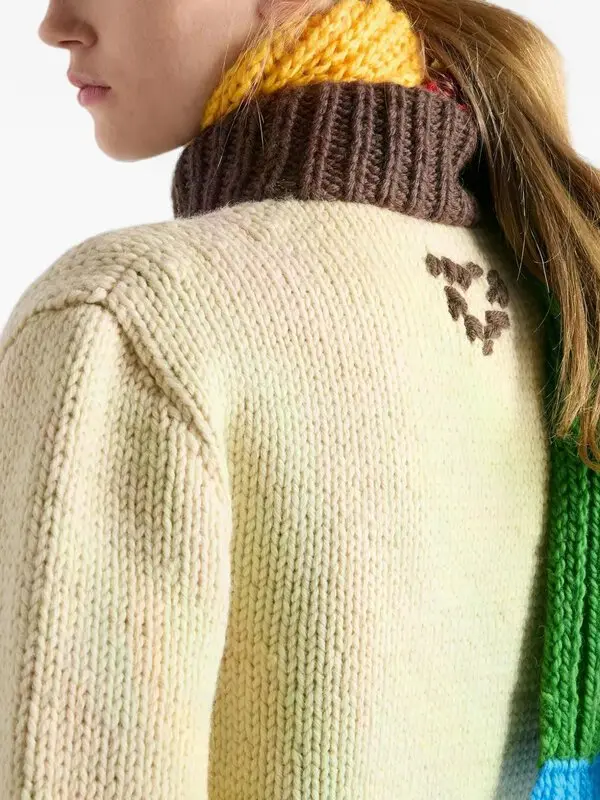 Prada Wool Zipper Cardigan
