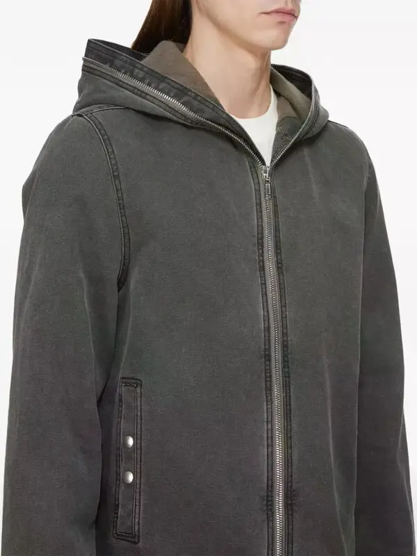 Rick Owens Zip-up Hooded Jacket
