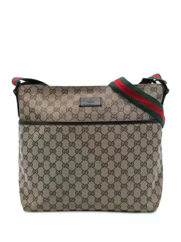Gucci 2016-2026 Gg Canvas Web Crossbody Bag
