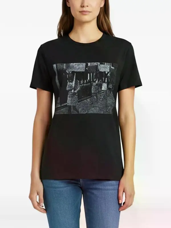 Dior Graphic-print Crew-neck T-shirt