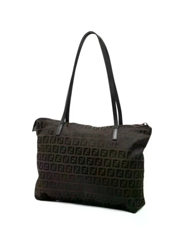 Fendi 2000-2010 Zucchino Canvas Tote Bag
