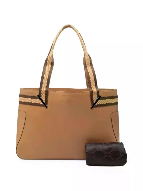 Gucci 20th Century Calfskin Web Handbag