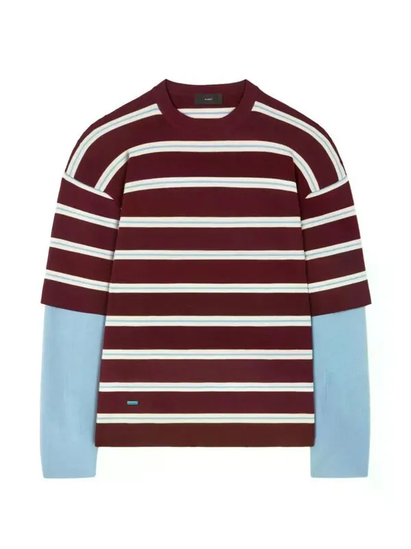 Alanui Rugby Club Double-sleeve Sweater - Red