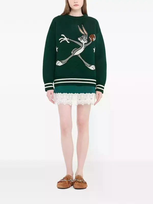 Alanui X Looney Tunes Bugs Bunny Long-sleeve Sweater