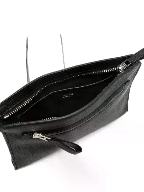 TOM FORD Grained Leather Clutch Bag