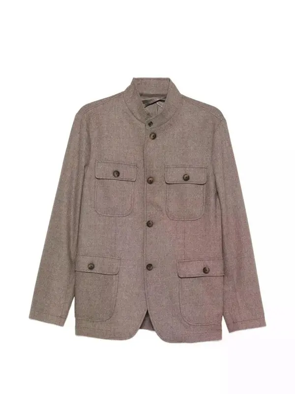GRAN SASSO Four-pocket High-neck Jacket