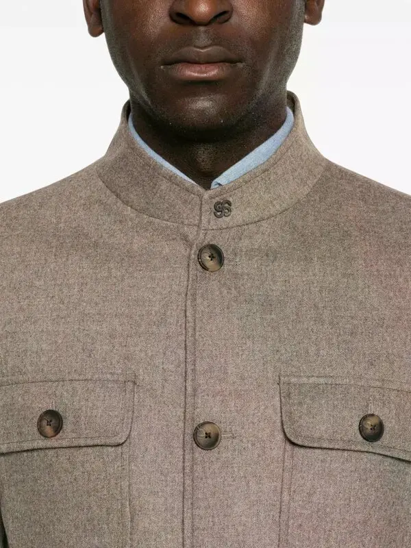 GRAN SASSO Four-pocket High-neck Jacket