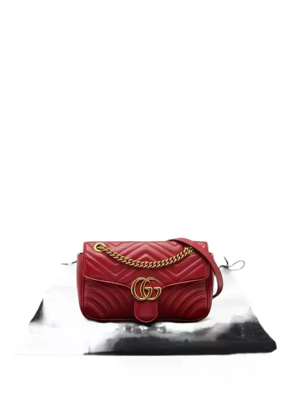 Gucci Small Gg Marmont Matelassé Cross Body Bag