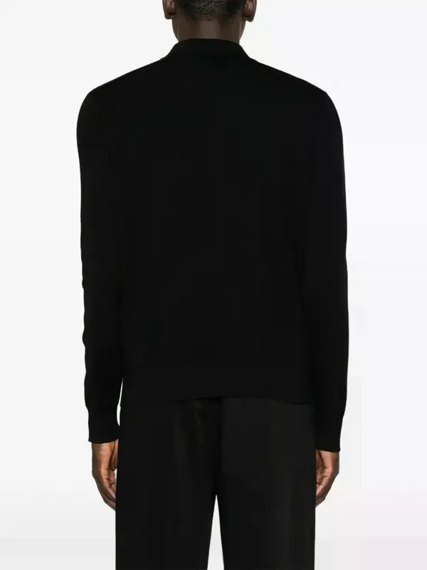 Burberry Long-sleeve Polo Shirt