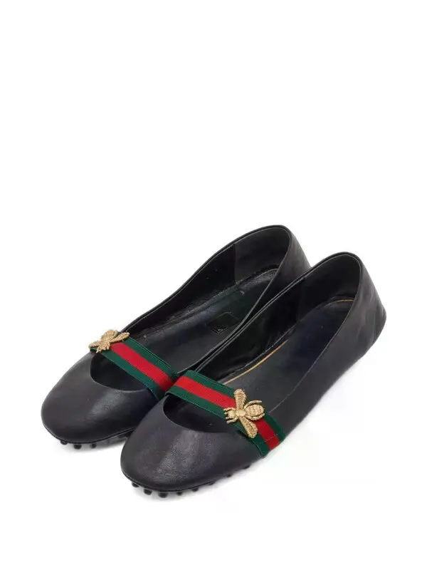 Gucci Bayadere Bee Ballet Flats
