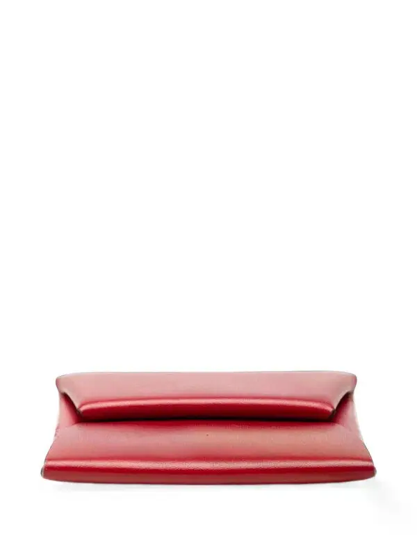 Hermès 2023 Box Calfskin Bastia Change Purse Coin Pouch - Red