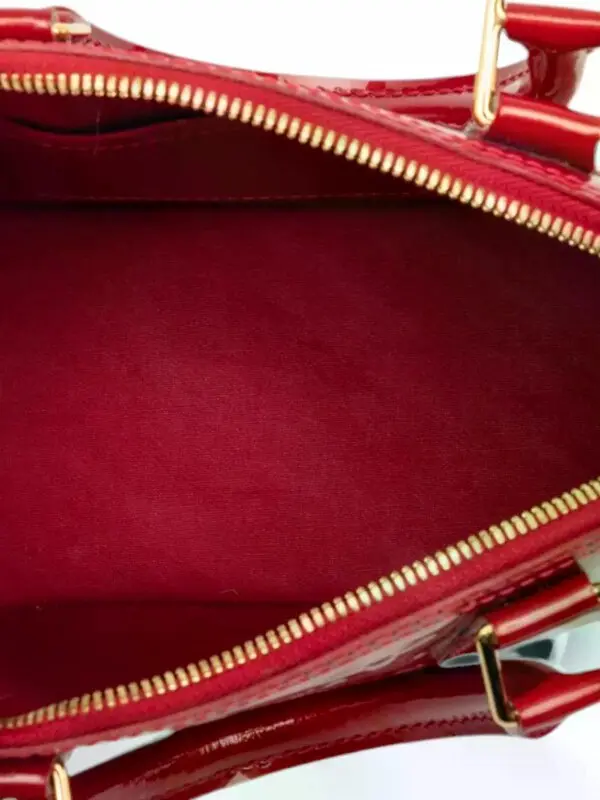 LOUIS VUITTON 2013 Monogram Vernis Alma Bb Satchel