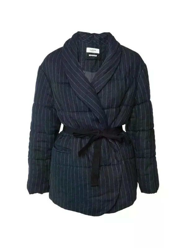 MARANT ETOILE Quilted Pinstriped Jacket