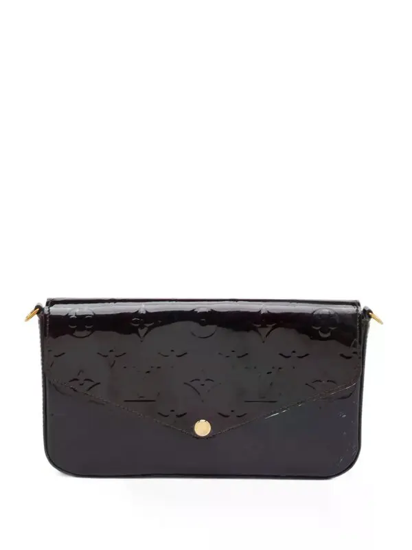 LOUIS VUITTON 2016 Félicie Pochette Monogram Clutch Bag - Red
