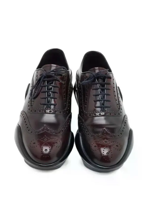 Prada Wingtip Brogue Oxford Shoes
