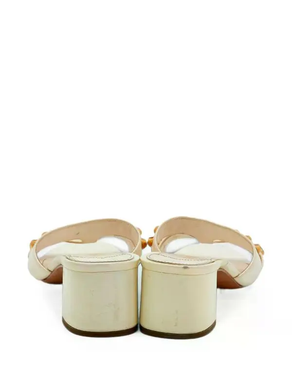 Prada Studded Block-heel Sandals