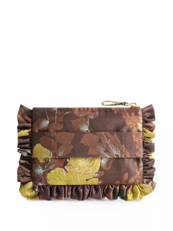 La DoubleJ Devon Silk Mix Jacquard Hand Pochette
