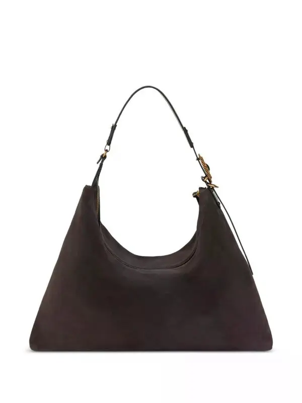 Etro Large Suede Rosette Shoulder Bag