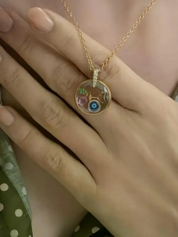 Loquet Evil Eye Diamond Charm