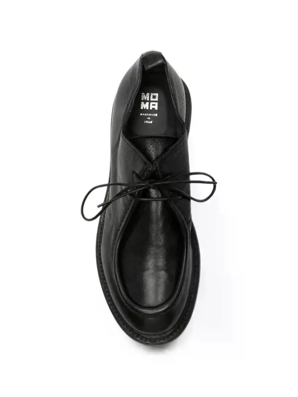 Moma Lace-up Leather Loafers