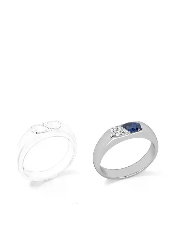 SOLO FOR DIAMONDS X Astra Starr Diamond-embellished Ring
