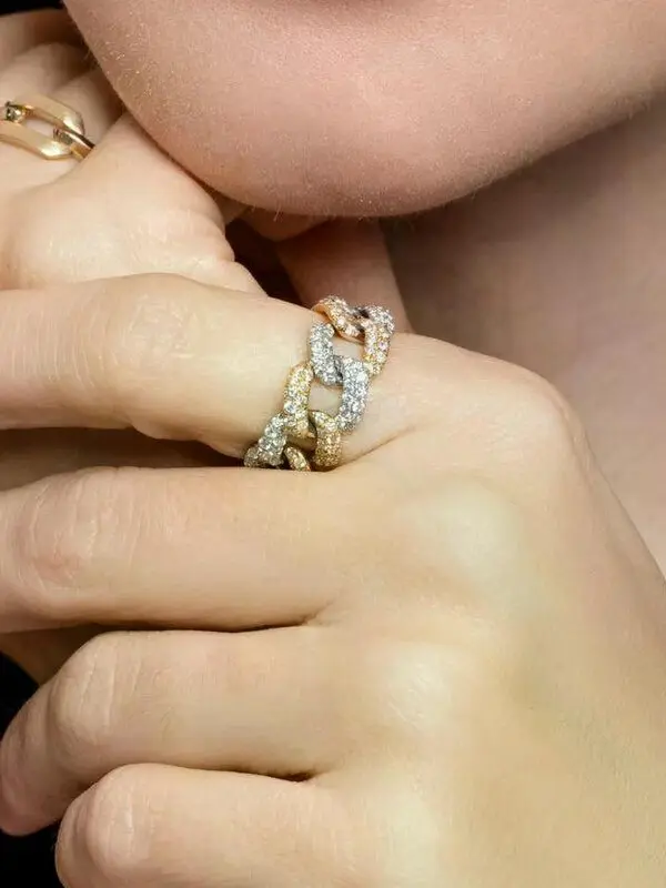 Shay Essential Link Diamond Ring - Gold