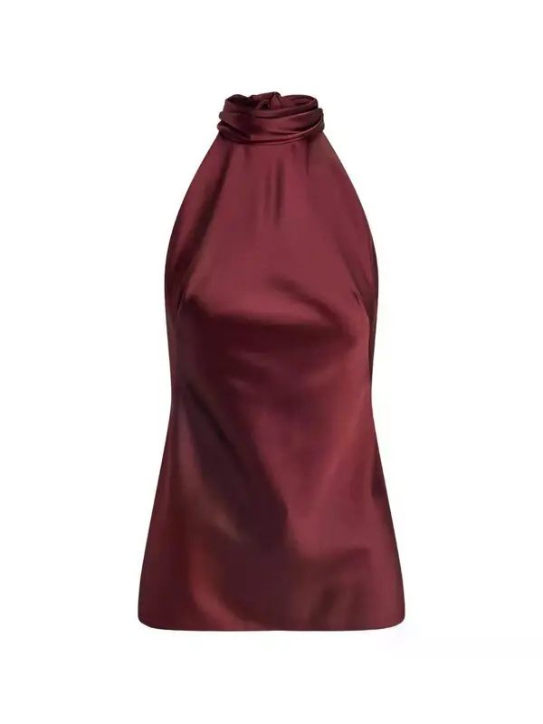 Polo Ralph Lauren Chilton Stretch Silk Charmeuse Top