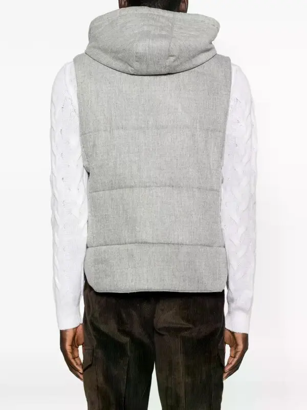 GRAN SASSO Quilted Hooded Gilet