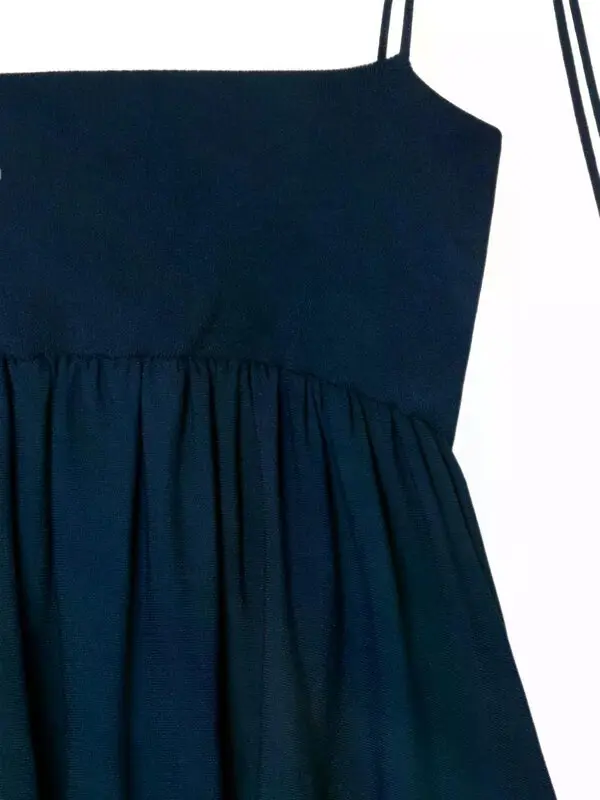 Alanui College Of Aloha Square-neck Mini Dress