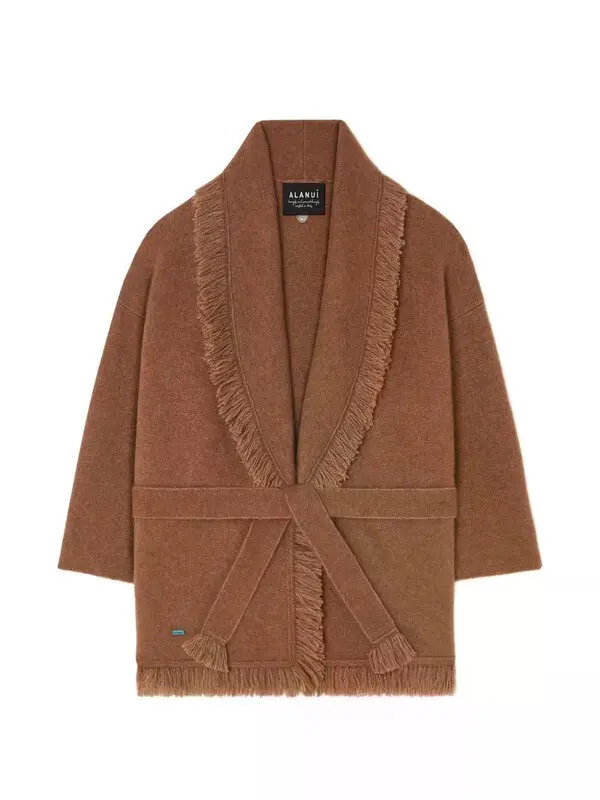 Alanui Belted Cardigan - Brown