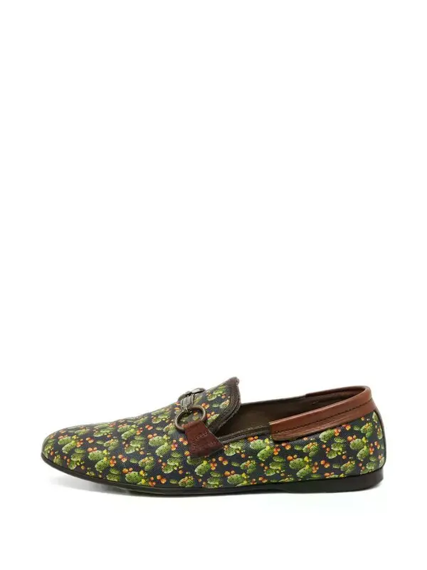 Dolce & Gabbana Amalfi Cactus-print Loafers