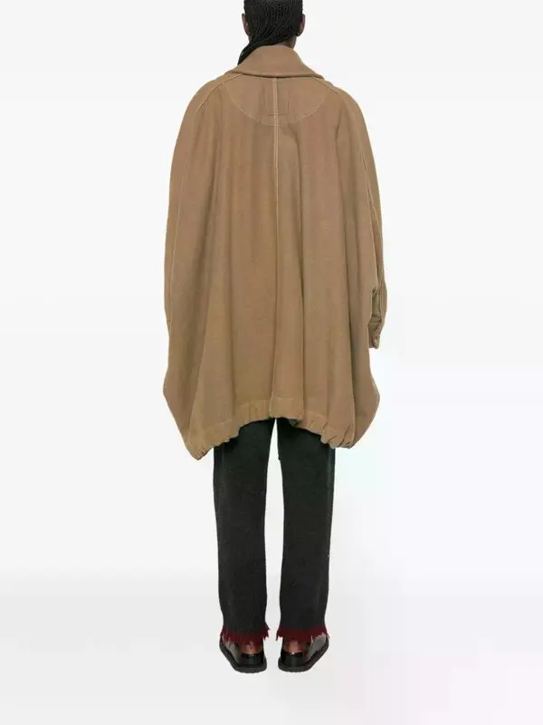 UMA WANG Oversized Asymmetric-hem Cape