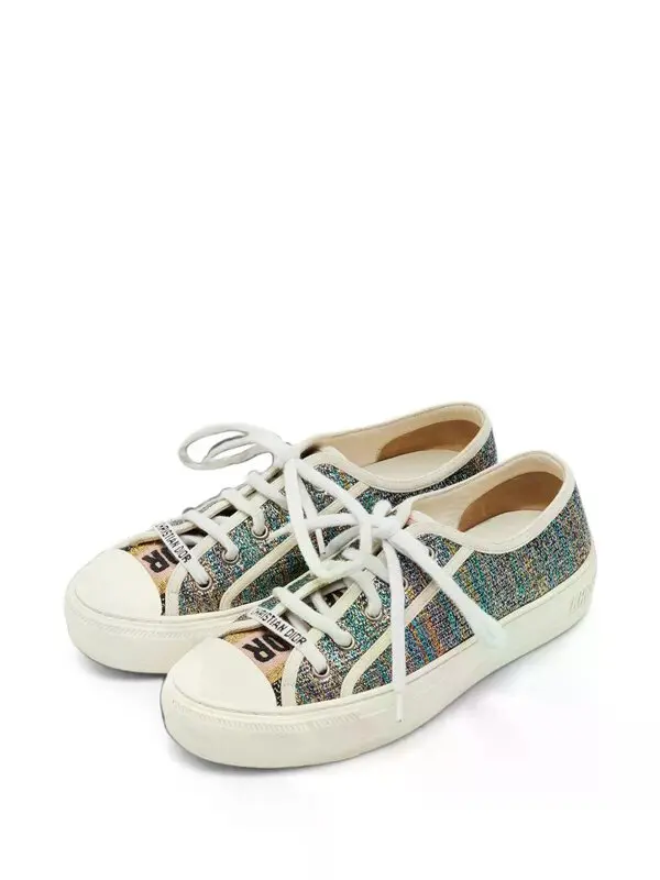 Dior Walk'n' Metallic Sneakers - Blue
