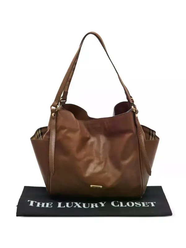 Burberry Canterbury Leather Tote Bag
