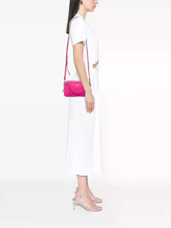 Prada 2013-2026 Impuntu Tessuto Chain Satchel