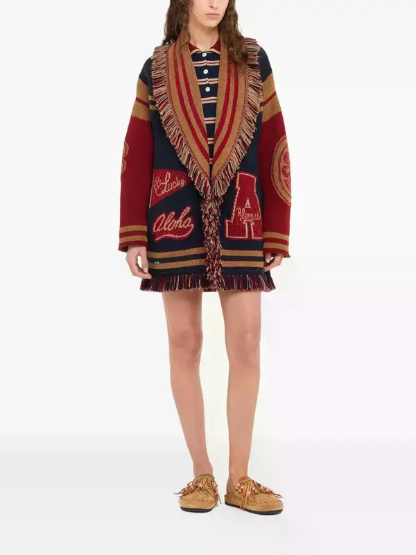 Alanui College Of Aloha Belted Cardigan