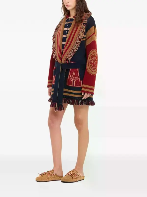 Alanui College Of Aloha Belted Cardigan