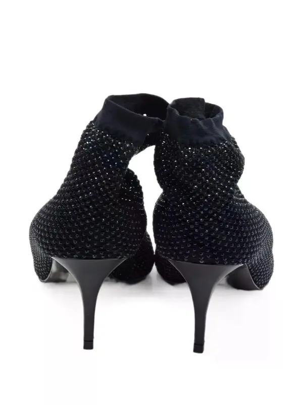 LE SILLA Gilda Crystal-embellished Stretch Boots